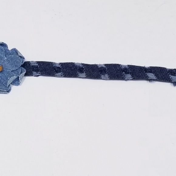 AIR Artsy Accessories | Jewelry | One Pc Denim Blue Fabric Boot Bling ...